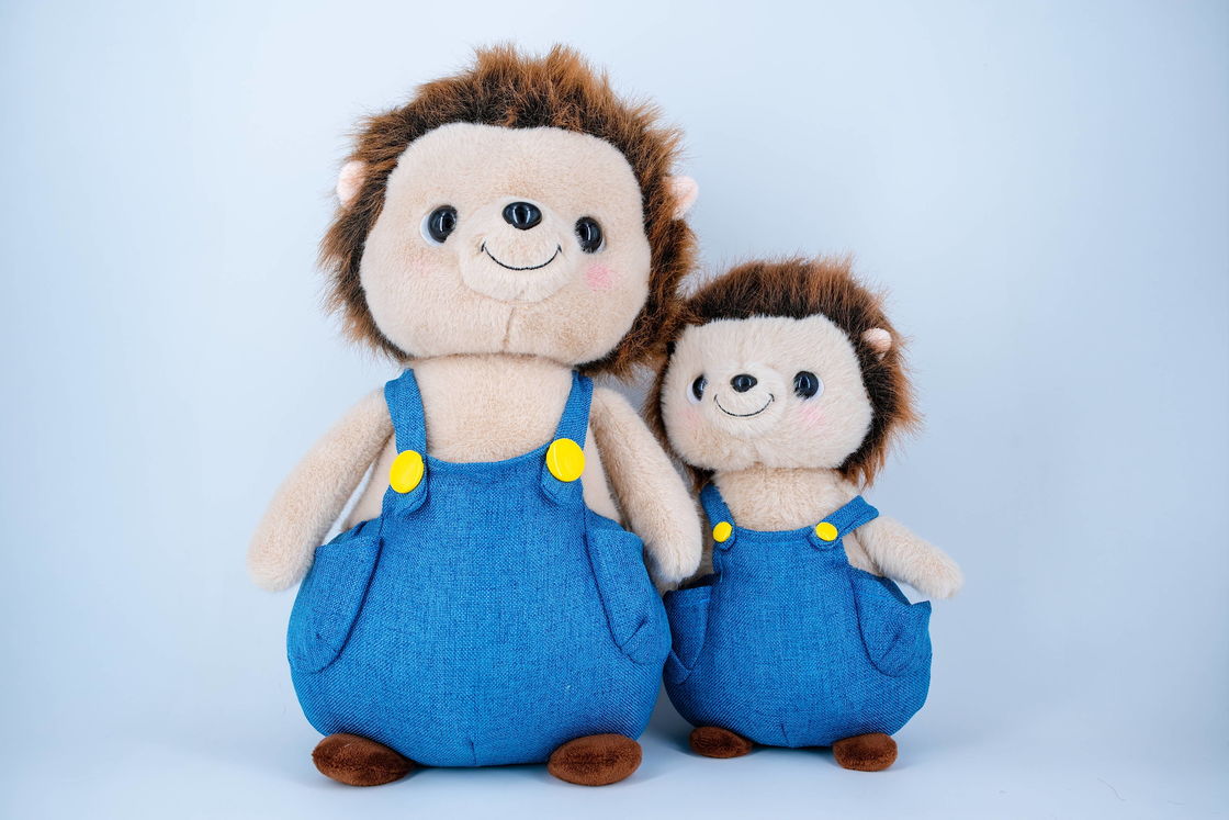Customsized Logo Hedgehog Soft Toy Cuddly , Hedgehog Plush Stuffed ...